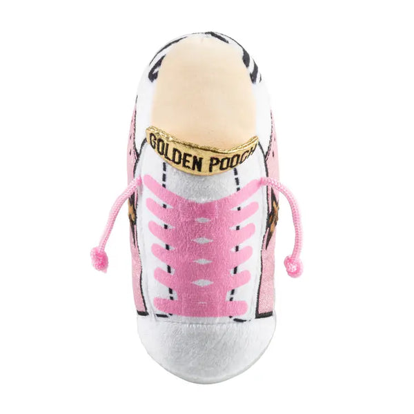 Golden Pooch Tennis Shoe, Designer Dog Toy, Designer Shoe Dog Toy, High ...